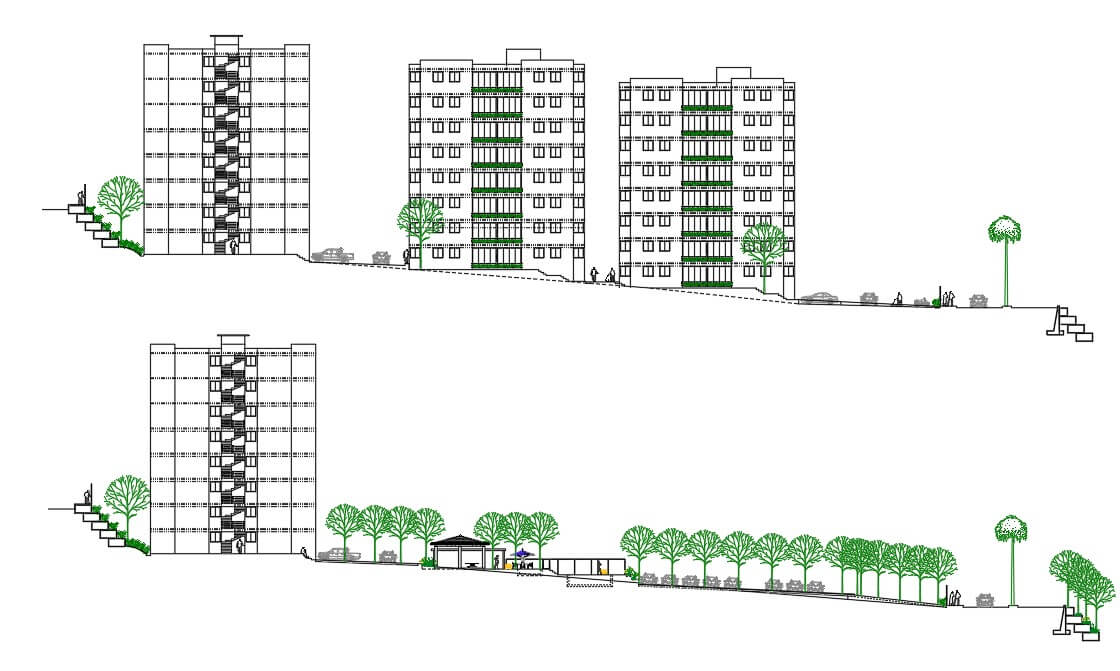 Door And Window Schedule Detail With Dimension Drawing In Dwg File